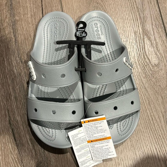 CROCS | Shoes | Nwt Crocs Unisexadult Classic Sandal In Light Gray Sz M ...